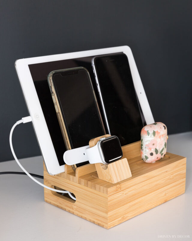 Super Simple DIY Charging Station - Driven by Decor
