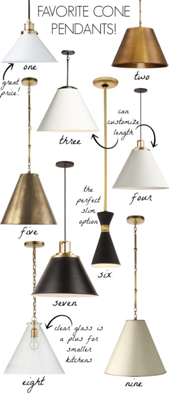 Cone Pendant Lights: My Favorite Finds! - Driven by Decor