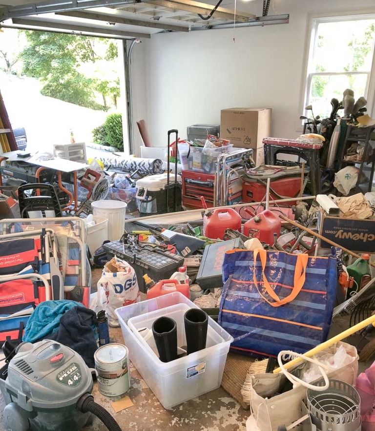 Garage Organization: Tackling Our Crazy Mess of a Garage - Driven by Decor