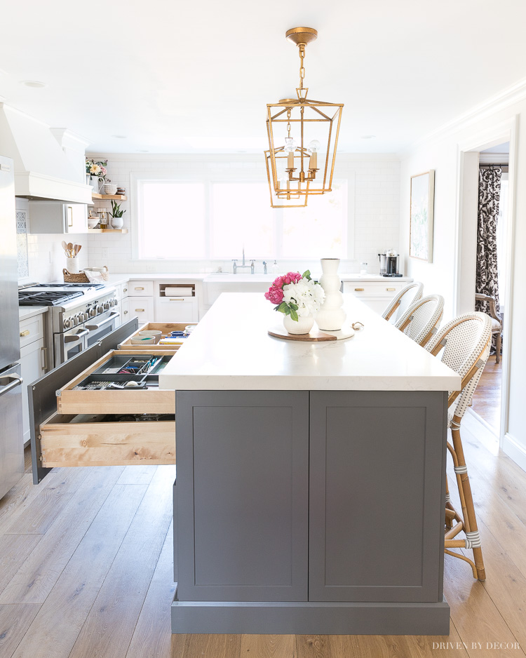 Hidden Kitchen Command Center - Driven by Decor