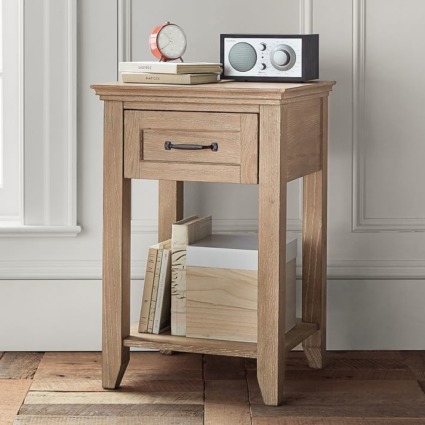 Favorite Narrow Nightstands for Small Space Bedrooms! - Driven by Decor