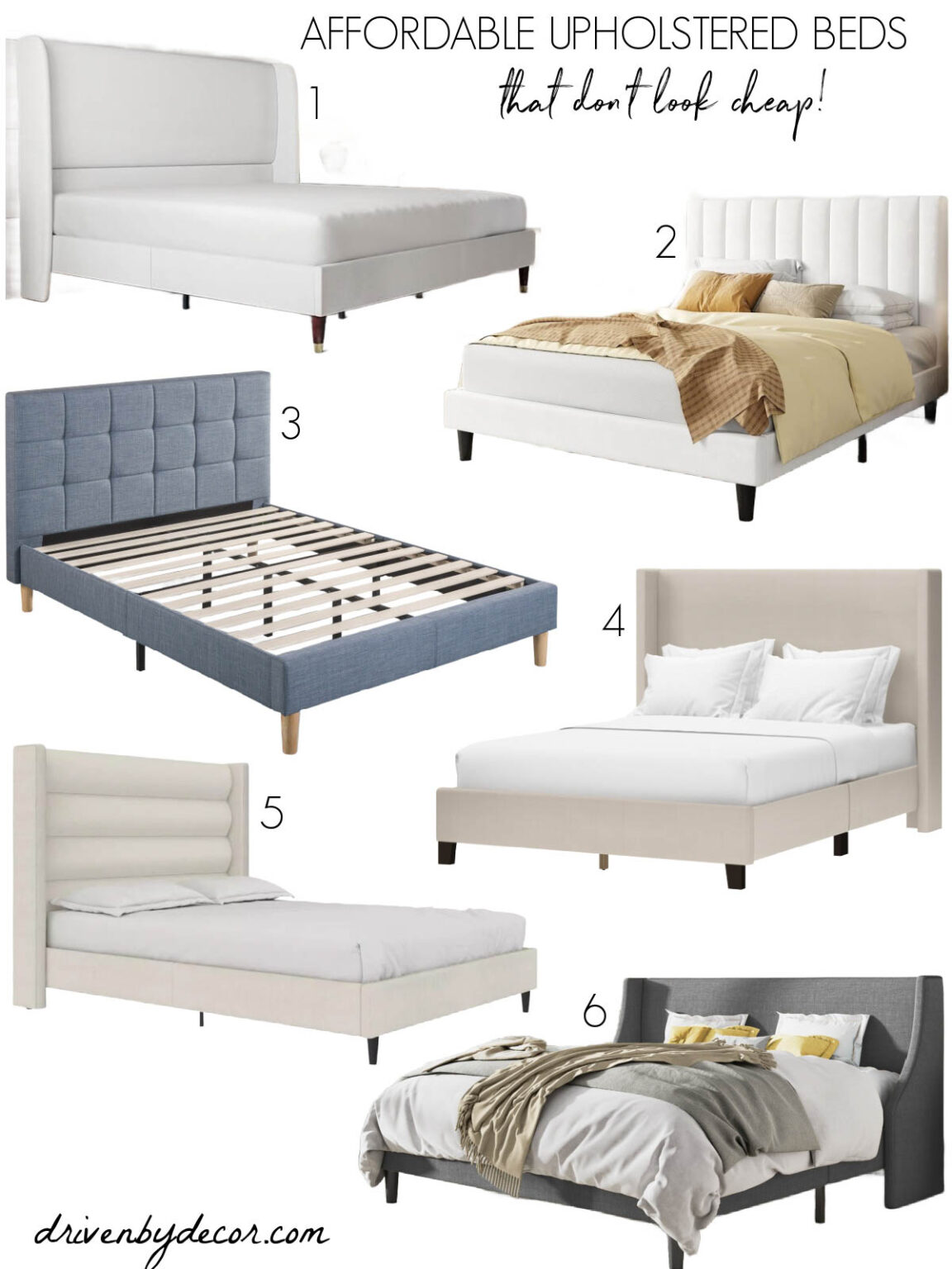 Affordable Beds That Don't Look Cheap! - Driven by Decor