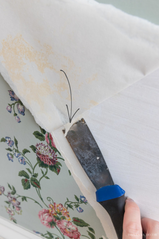 How to Remove Wallpaper (The Easiest Way Step by Step!) - Driven by Decor