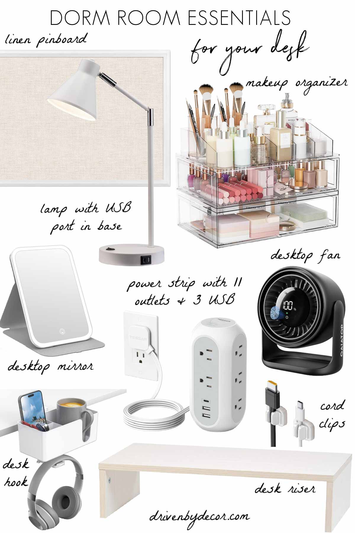 Dorm Room Essentials: The Ultimate Guide + Free Printable Checklist ...