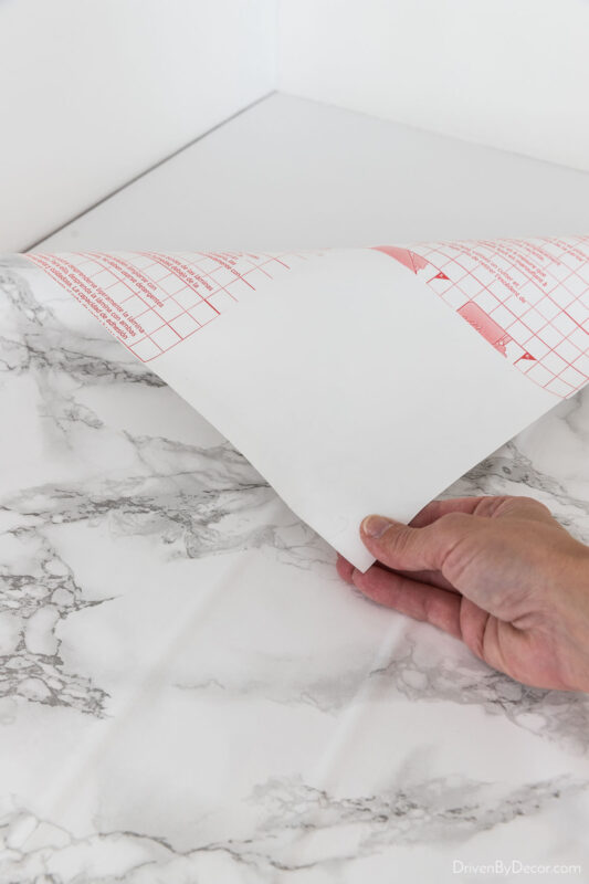 Marble Contact Paper For Countertops: A Simple Fix for Ugly Countertops ...