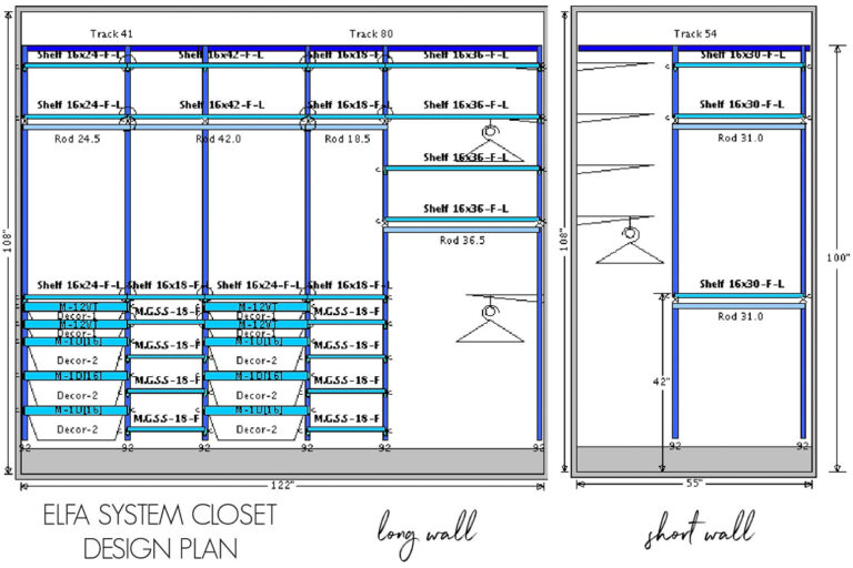 My Elfa Closet System: Our "Before" & "After" Makeover! - Driven by Decor