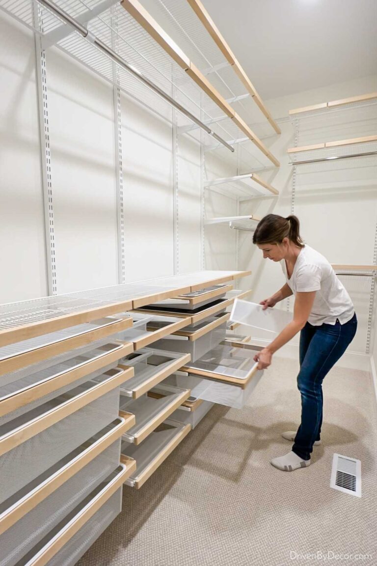 My Elfa Closet System: Our "Before" & "After" Makeover! - Driven by Decor