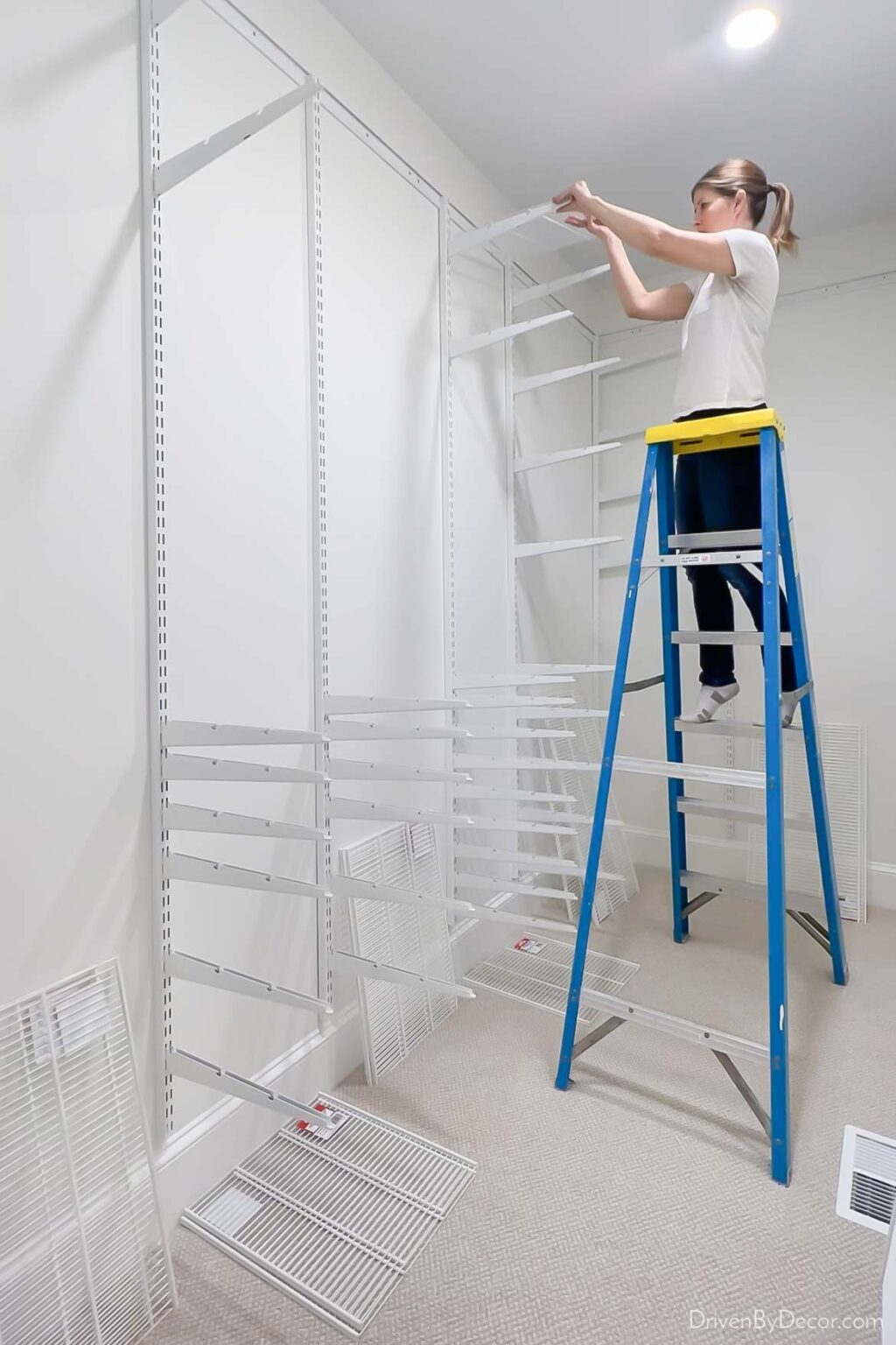 My Elfa Closet System: Our "Before" & "After" Makeover! - Driven by Decor