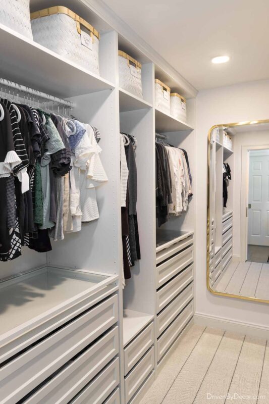 My Elfa Closet System: Our "Before" & "After" Makeover! - Driven by Decor