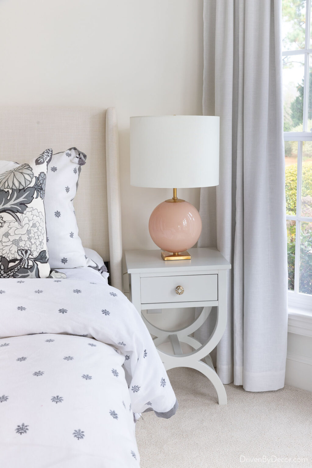 Favorite Narrow Nightstands for Small Space Bedrooms! - Driven by Decor