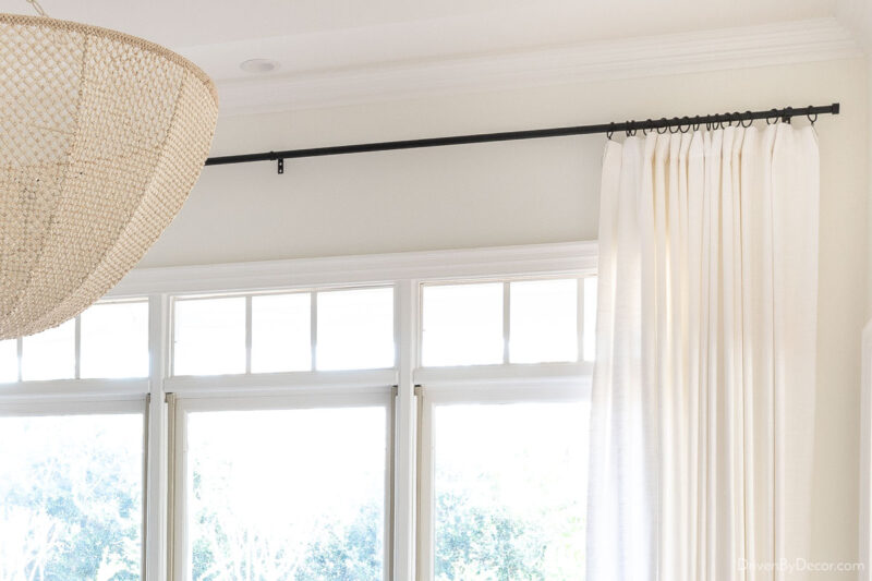 How High to Hang Curtains + Your Other Questions Answered! - Driven by Decor