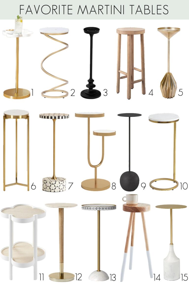 Martini Table Love: All of My Favorites! - Driven by Decor