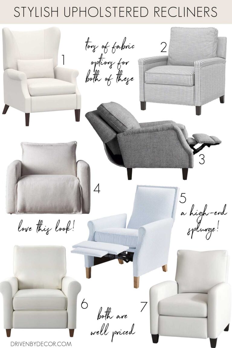 Stylish Recliners (Yes, They DO Exist!) - Driven by Decor