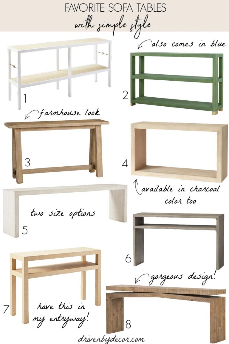 Behind-the-Couch Tables for Every Style and Budget - Driven by Decor