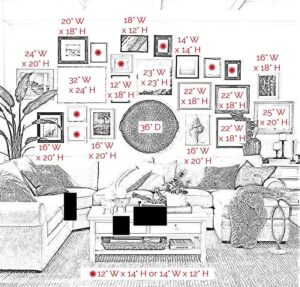 10 Gallery Wall Layouts That Will Transform Your Space! - Driven by Decor