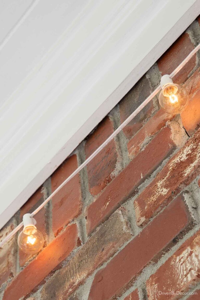 Simple Tips for Hanging String Lights on Your Covered Patio - Driven by ...