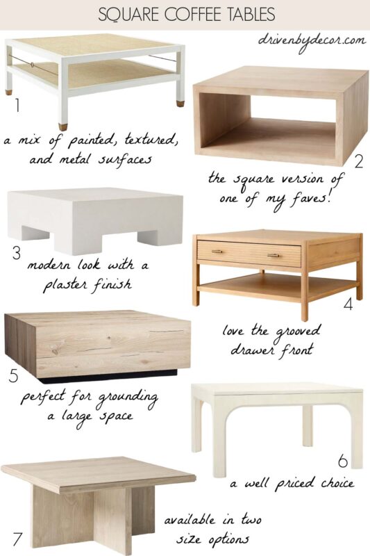Coffee Table Size Guide: Tips for Getting It Right! - Driven by Decor