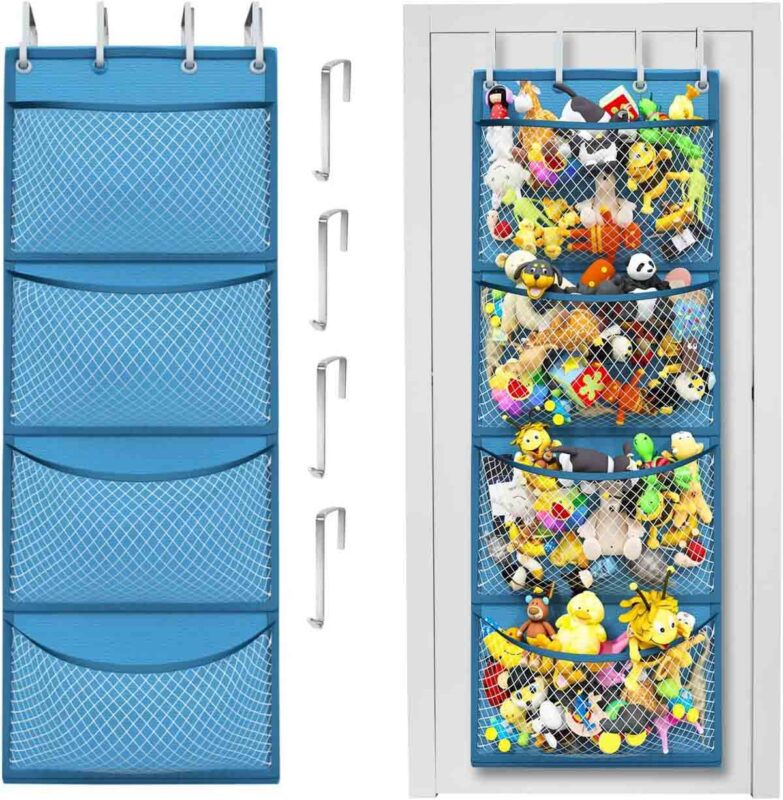 Our Organized Laundry Room Closet + Back of Door Organizers for Every ...