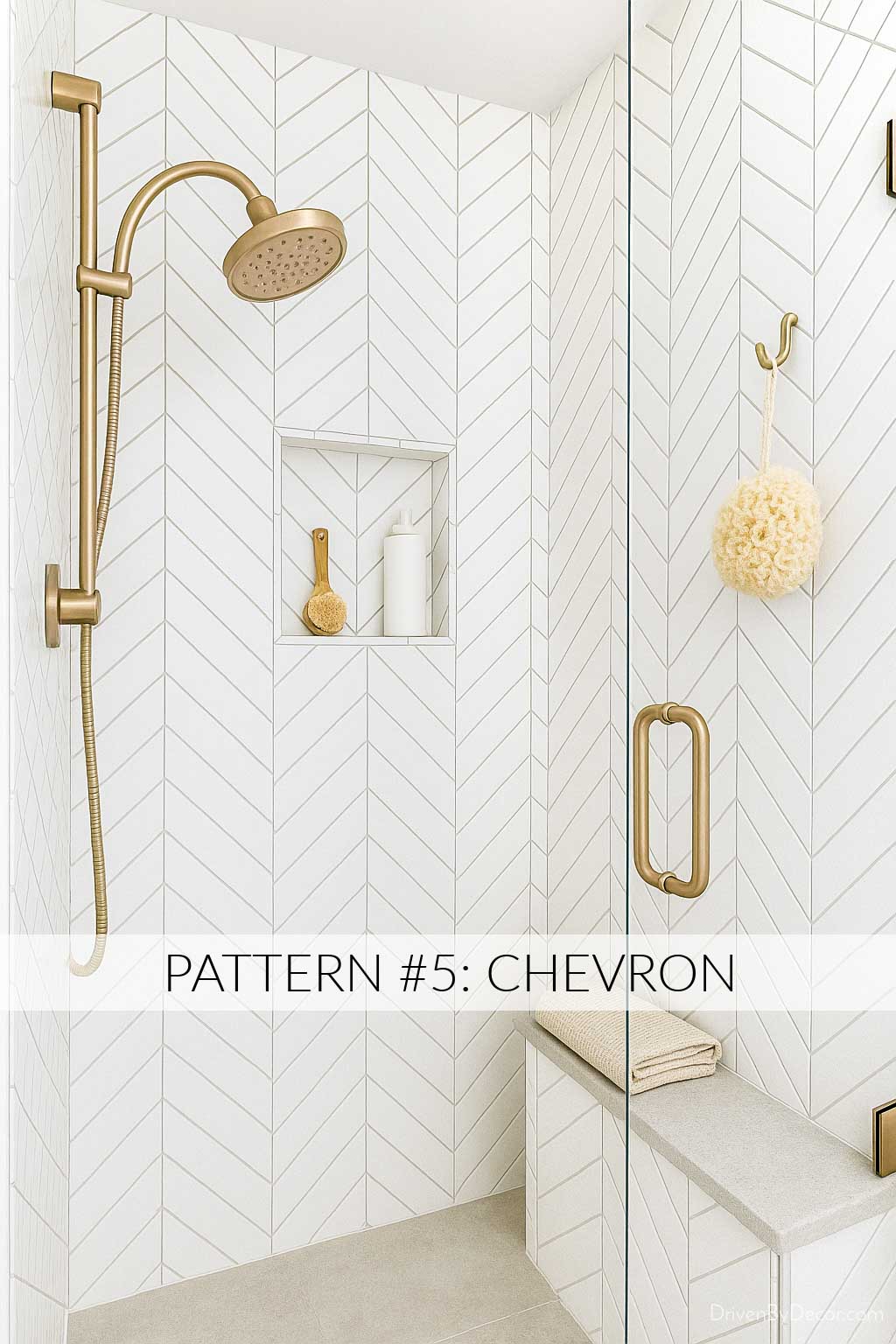 Stylish Subway Tile Patterns to Elevate Your Shower Design - Driven by Decor